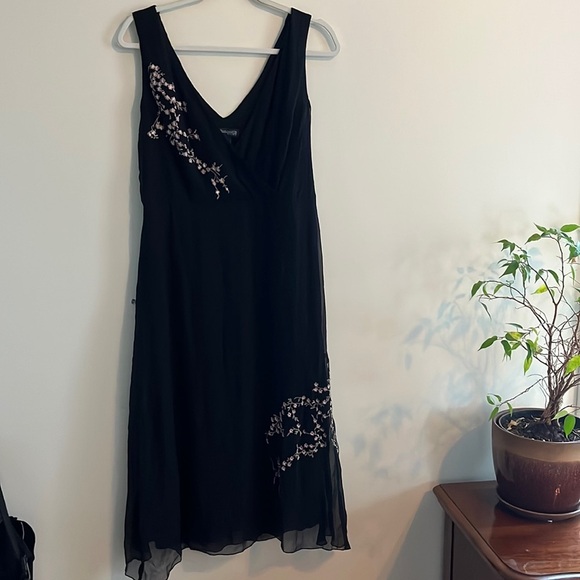 jonathan martin | Dresses | Vintage Jonathan Martin Studio Silk Chiffon 8 Dark Fairy Y2k ...